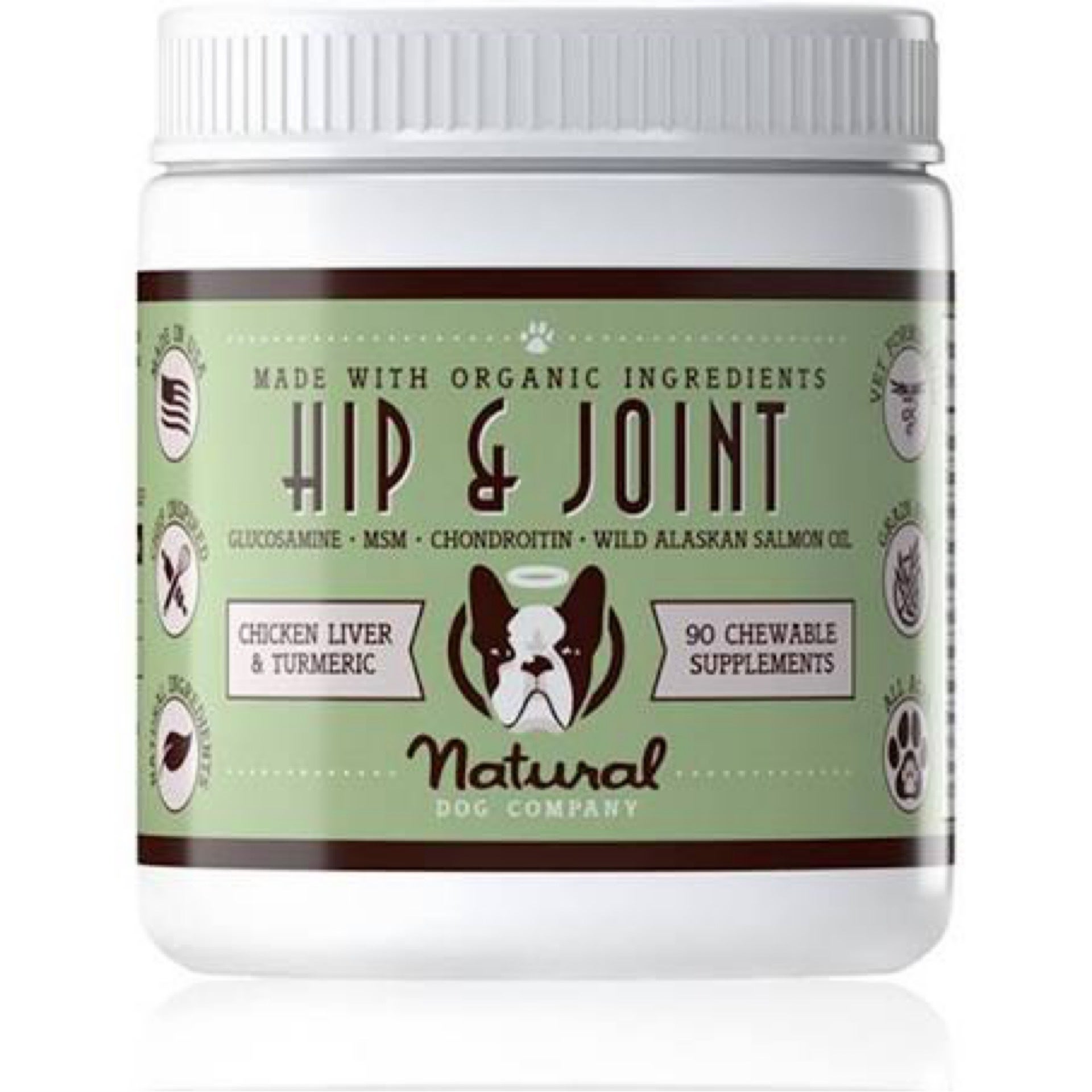 Natural Dog Co - Chewables Hip & Joint - Chicken Liver & Turmeric 90ct ...